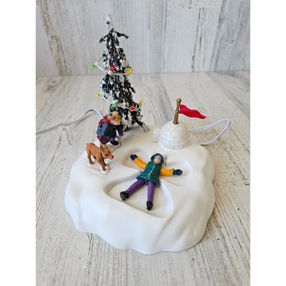 Lemax | Holiday | Lemax Snow Angel Angels Wings Light Up Tree Iglobe ...